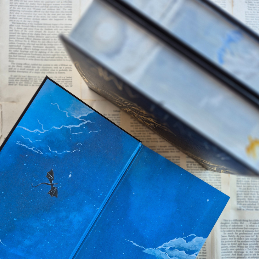 Custom Fourth Wing Painted Edges Set – Beautifully Bound By Sophie