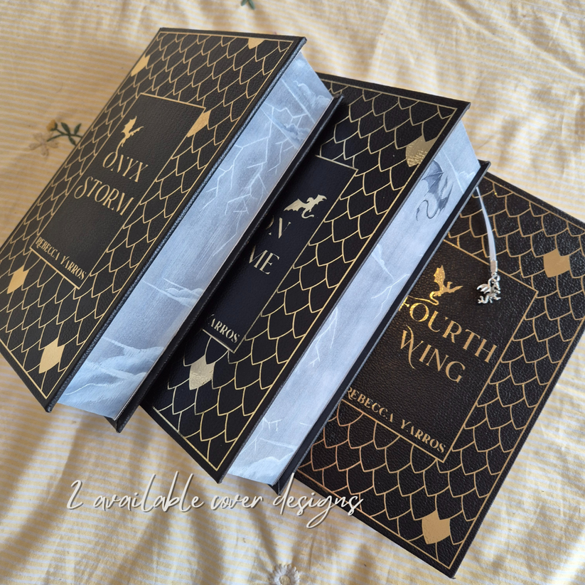 Custom Fourth Wing Painted Edges Set – Beautifully Bound By Sophie